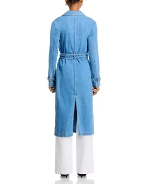 L'Agence Bradley Denim Trench Coat - Anaheim