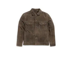 Rodd & Gunn Little River Leather Trucker Jacket