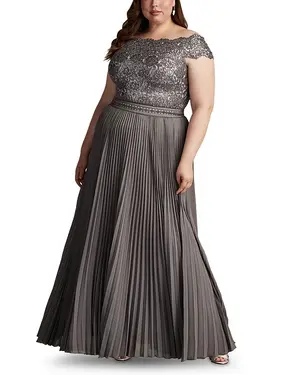 Tadashi Shoji Pleated Evening Dresses