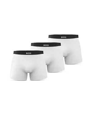BOSS X David Beckham One Boxer Briefs, Pack Of 3 - White