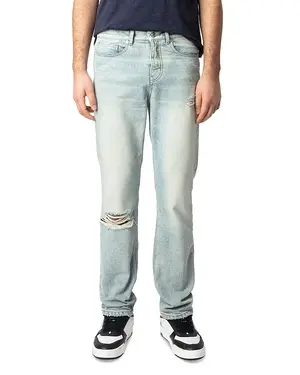 Zadig&voltaire Distressed Jeans For Men