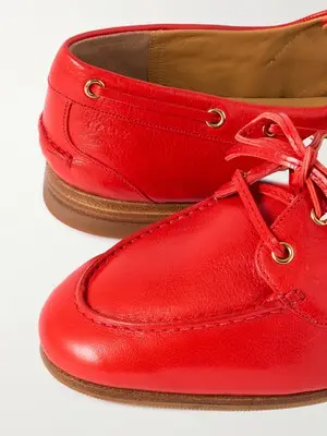 Bally Pathy Leather Boat Shoes