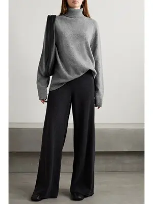THE ROW Essentials Stepny Wool And Cashmere-blend Turtleneck Sweater