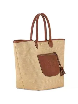 Longchamp Le Pliage Collection Large Basket Tote Bag - Neutrals
