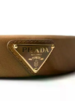 Prada Re-nylon Headband - Brown