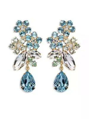 JENNIFER BEHR Bouquet Dangle Earrings - Blue