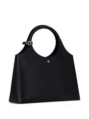 COURREGES Large Tote Bag - Black