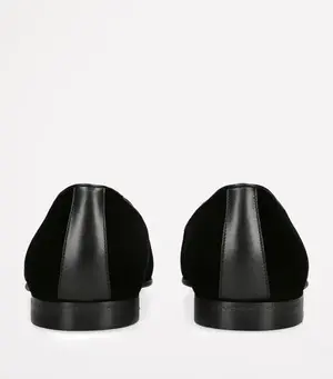 Zegna Gala Velvet Loafers