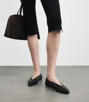 AeydĒ Leather Ballet Flats