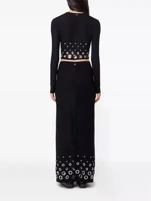 Rabanne Eyelet Crop Top