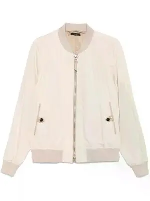 TOM FORD Gabardine Bomber Jacket - Neutrals