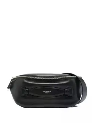 Dolce & Gabbana Leather Belt Bag - Black