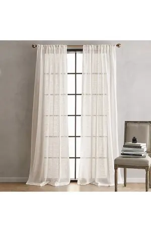 Dkny Urban Sparkle Pole Top Set Of 2 Curtain Panels - Gold