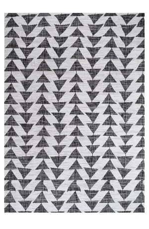JONATHAN Y Andratx Modern Geometric Indoor/outdoor Area Rug - Ivory/black