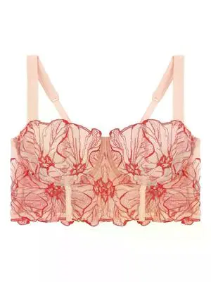 FLEUR OF ENGLAND Rosa Longline Bra - Pink