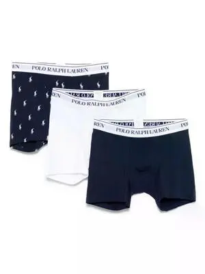 Ralph Lauren Polo Pony-print Boxers - Blue