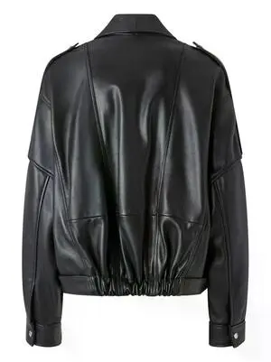 Pinko Drop-shoulder Biker Jacket