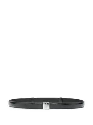 TOTEME Leather Belt - Black
