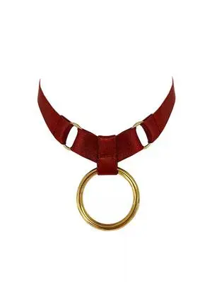 BORDELLE Signature Ring Collar - Red