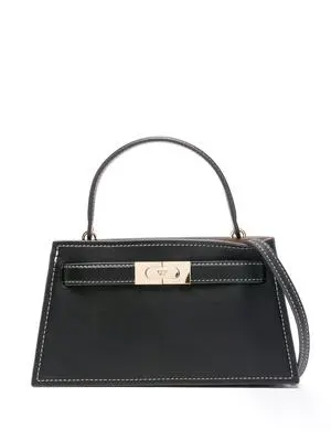 Tory Burch Small Lee Radziwill Tote - Black