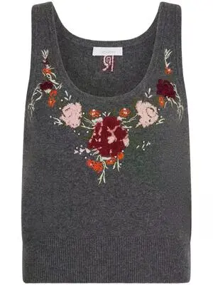 Rabanne Embroidered Tank Top