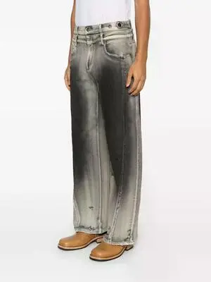 FENG CHEN WANG Washed-effect Jeans