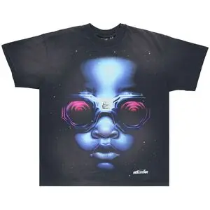 HELLSTAR Goggle T-shirt /blue - Black
