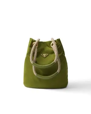 Prada Mariner Re-nylon Small Bucket Bag - Green