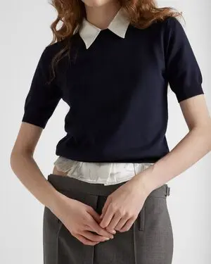 Prada Wool Crew-neck Sweater