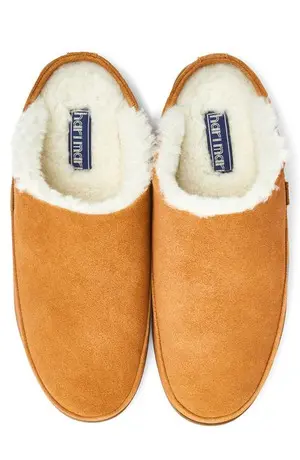 HARI MARI Tio Shearling-lined Suede Slippers - Tan