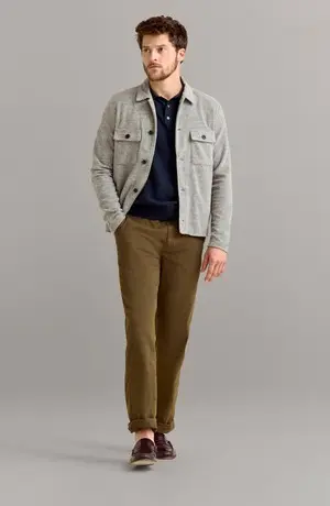 Billy Reid Numajiri Terry Cloth Shirt Jacket