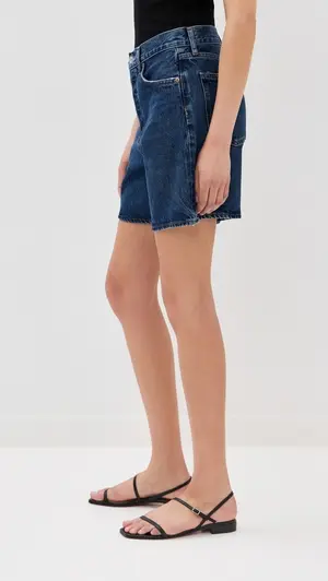 AGOLDE Dame High-rise Baggy Denim Shorts - Enamour