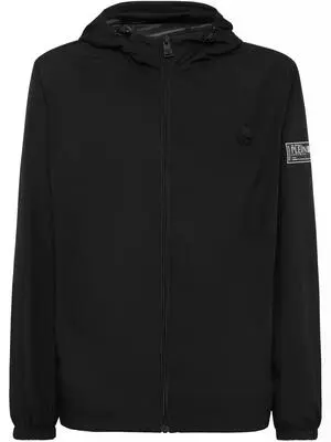PLEIN SPORT Zip-up Windbreaker Jacket