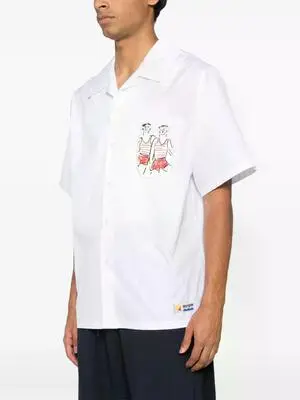 MSGM X Luke Edward Hall Sailors In Love Patch Shirt