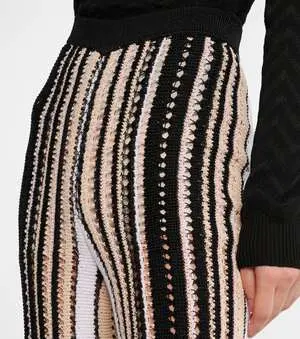 Missoni Striped Cotton-blend Straight Pants