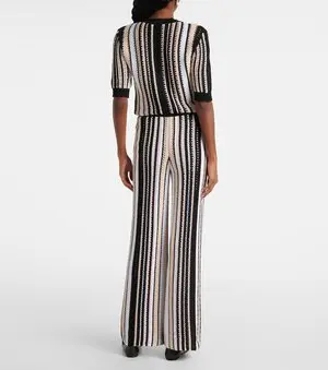 Missoni Striped Cotton-blend Straight Pants