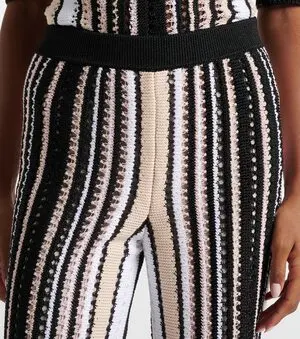 Missoni Striped Cotton-blend Straight Pants