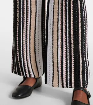Missoni Striped Cotton-blend Straight Pants