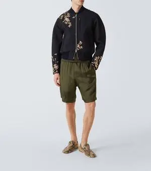 Dries Van Noten Metallic Shorts