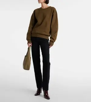 Saint Laurent Cassandre Cotton Sweatshirt