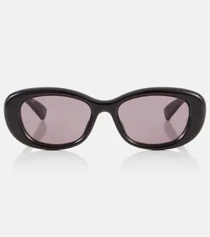 Gucci Double G Oval Sunglasses