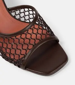 Amina Muaddi Lupita Raffia Mules