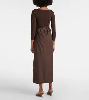 Max Mara Kaiser Belted Maxi Dress