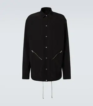 Rick Owens Tour Technical Overshirt - Black