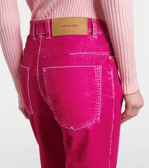 FERRAGAMO Cotton-blend Drill Straight Pants