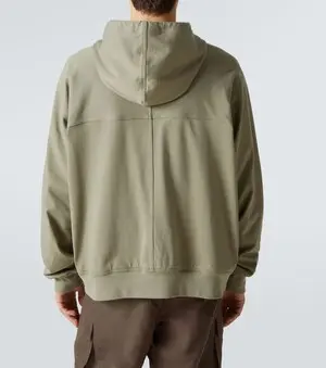 Rick Owens Zip-up Cotton Jersey Hoodie