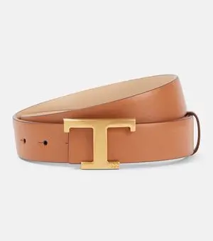 TOD'S Timeless Reversible Leather Belt With Buckle Fastening - Brown