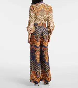 Valentino Garavani Voyage Imaginaire Wide-leg Jeans