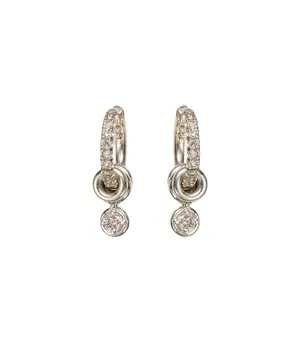 SPINELLI KILCOLLIN Zahra Sterling And Diamond Earrings - Silver