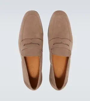 TOD'S Suede Penny Loafers